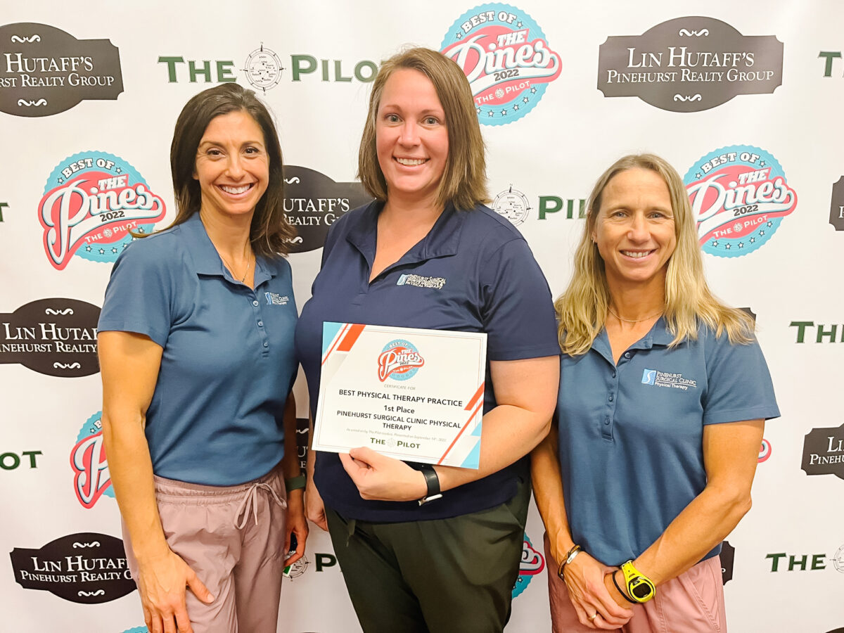 Pinehurst Surgical Clinic Departments Win Best of the Pines Award